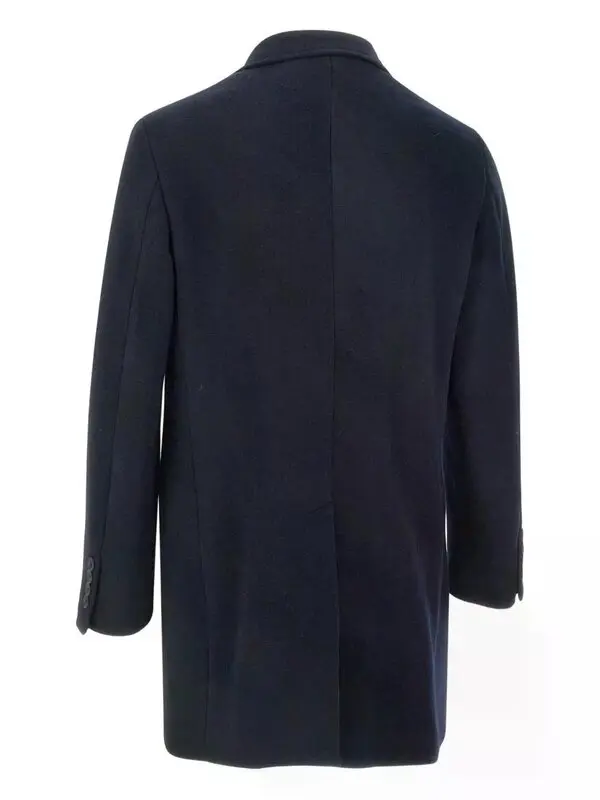 MANUEL RITZ Notched Lapel Three-button Coat - Blue