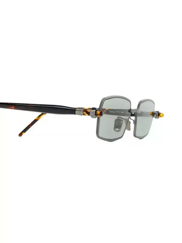 KUBORAUM P73 Rectangle-frame Sunglasses - Black