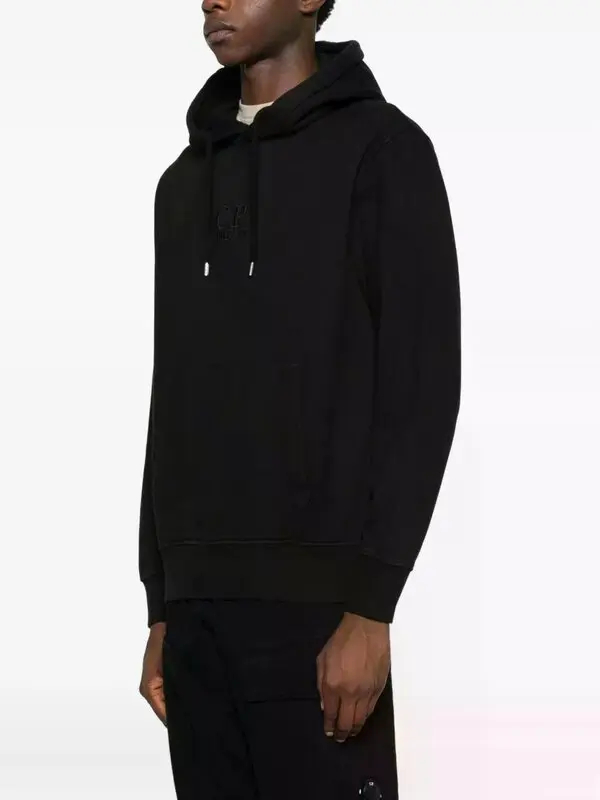 C.P. COMPANY Logo-embroidered Hoodie