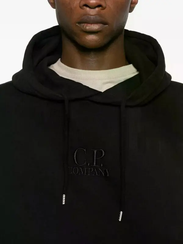 C.P. COMPANY Logo-embroidered Hoodie