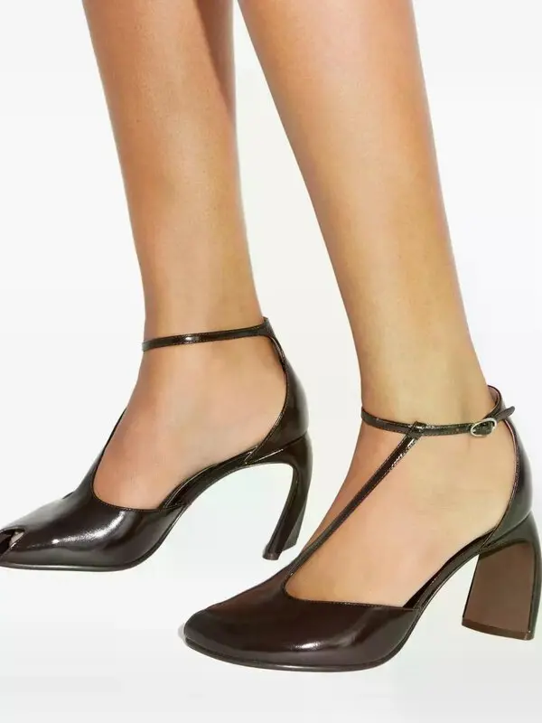 Tory Burch 90mm Peep-toe T-strap Sandals - Brown