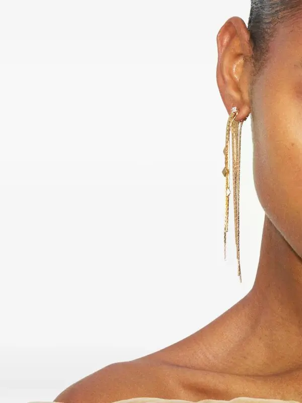 Tory Burch Chain Post-back Drop Earrings