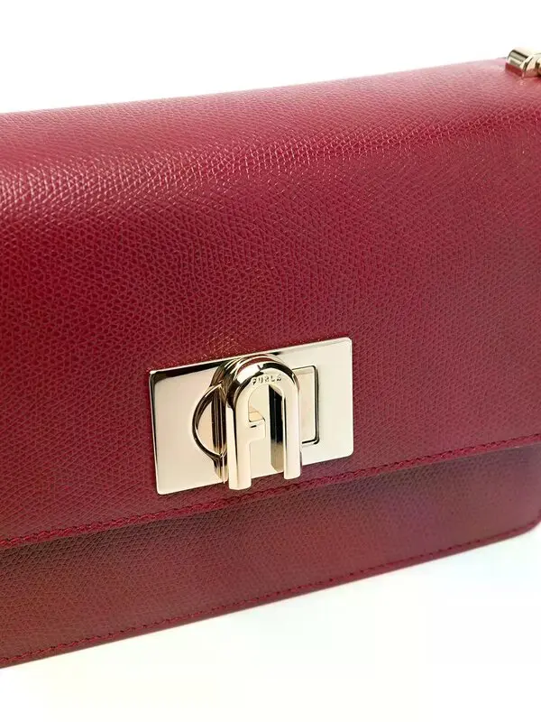 Furla Foldover Leather Crossbody Bag