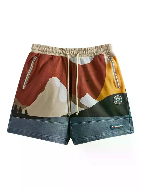 Kith Graphic Print Track Shorts