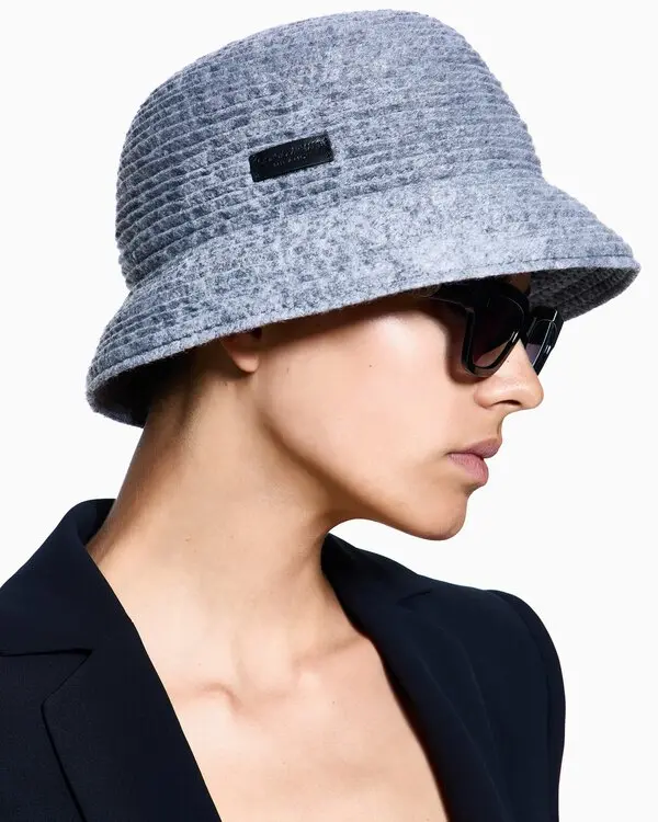 Giorgio Armani Wool Webbing Hat