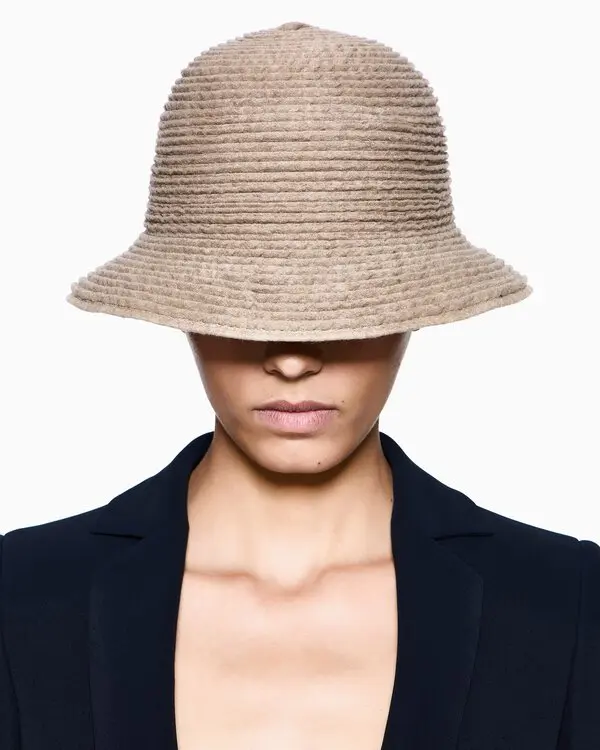 Giorgio Armani Wool Webbing Hat
