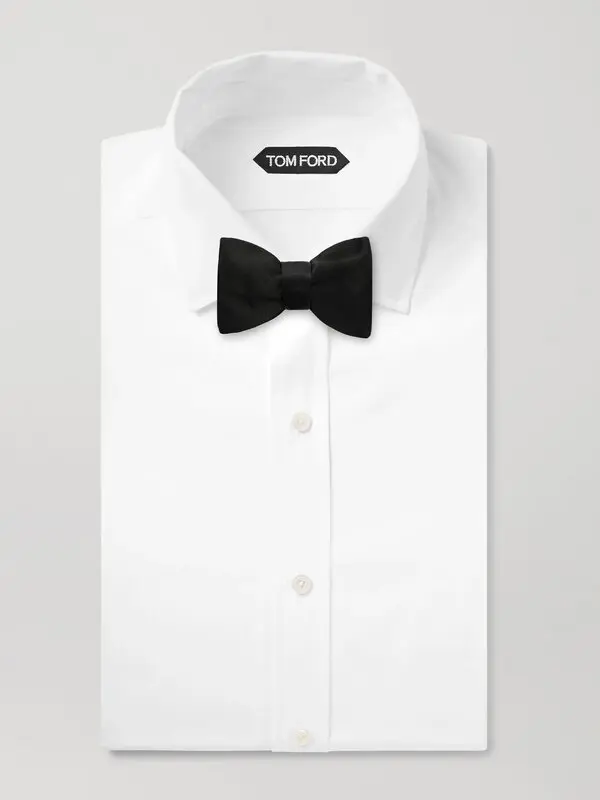 FAVOURBROOK Pre-tied Silk-satin Bow Tie