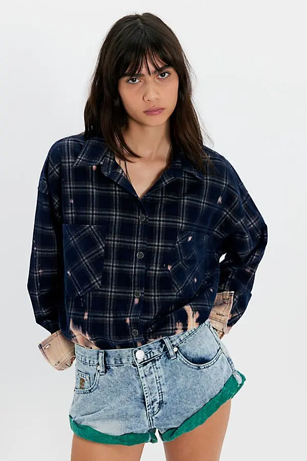 ONETEASPOON Bandits Low-waist Denim Shorts - Blue Fields