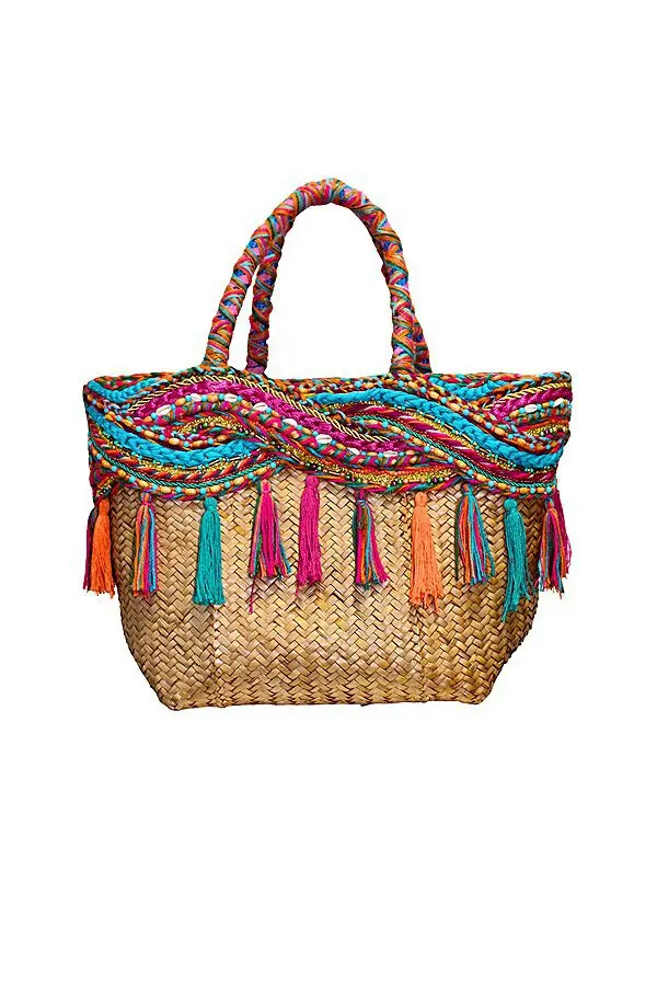 SAMBBOHO Woven Shell Tote