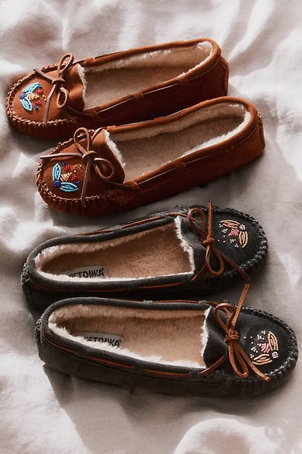 Minnetonka For Fp Ayashe Moccasins - Charcoal