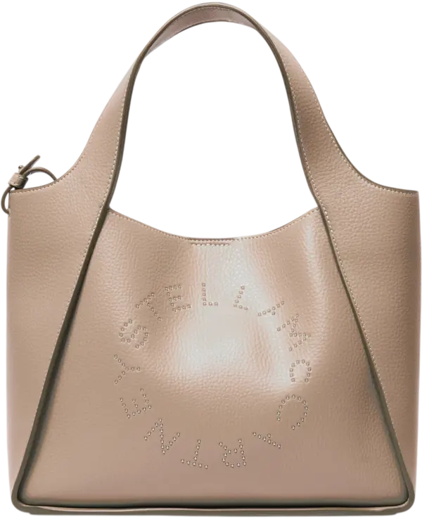 Stella McCartney Logo Top Handle Crossbody Tote Bag - Moss