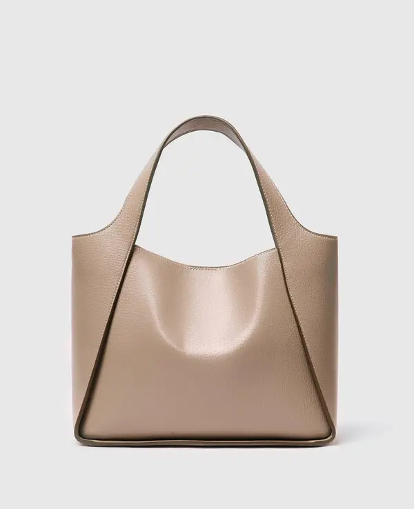 Stella McCartney Logo Top Handle Crossbody Tote Bag - Moss