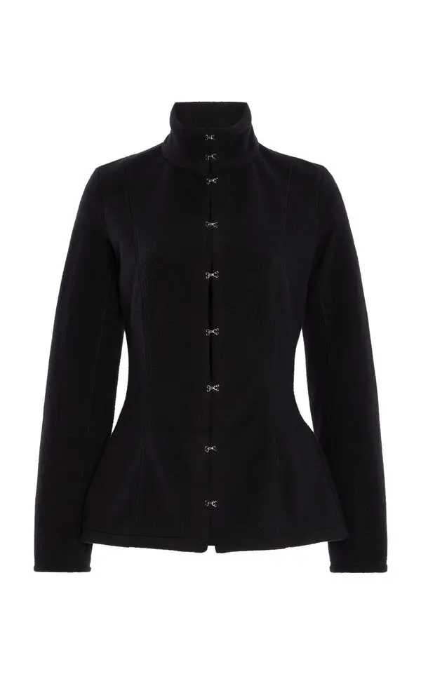 COLLEEN ALLEN Structured Fleece Jacket