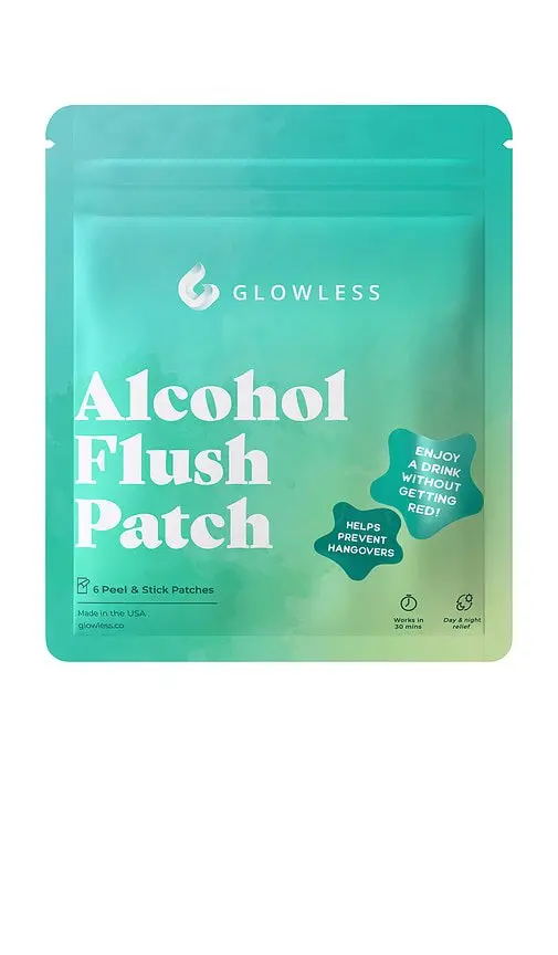 GLOWLESS Alcohol Flush Patch 6 Pack - N,a