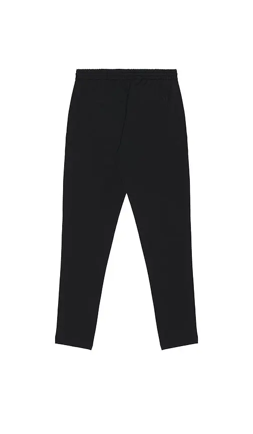 LES DEUX Como Tapered Drawstring Pants In Black