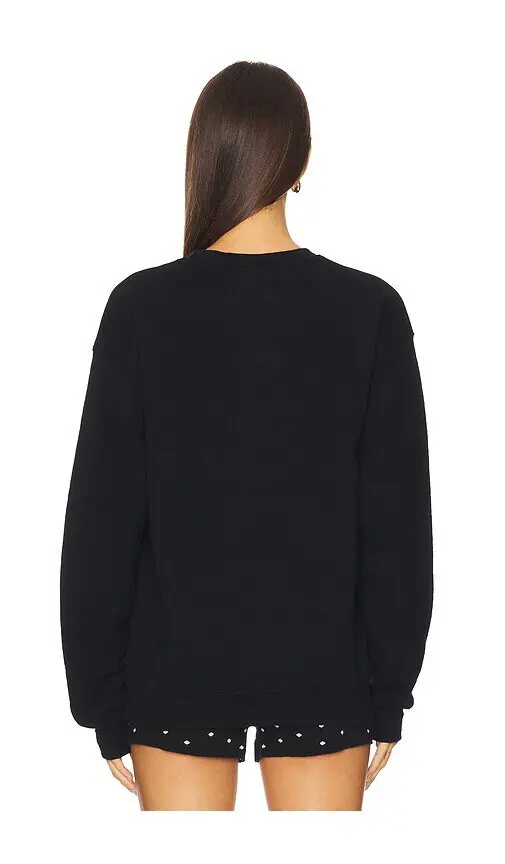 Junk Food Lions Property Crew Fleece Sweatshirt - Black