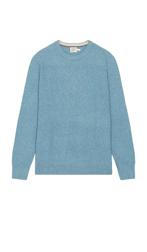 Faherty Brand Jackson Crew Neck Sweater - Stormy Lake Heather