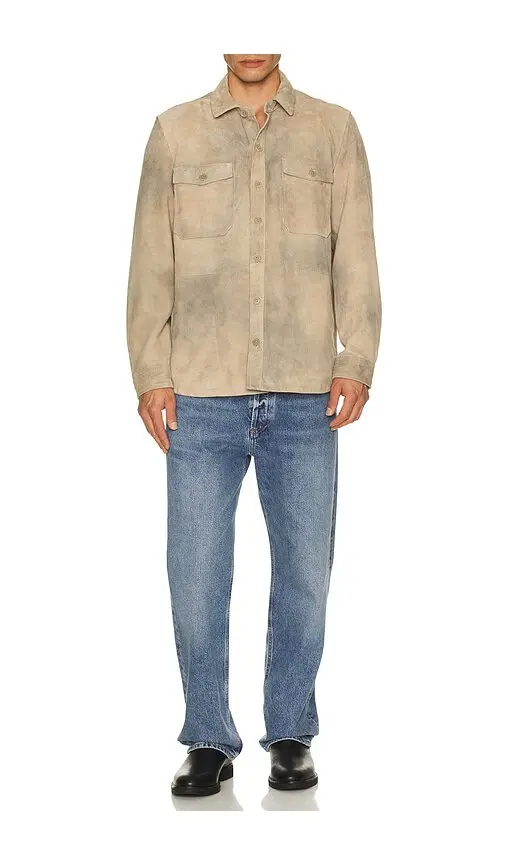 Paige Peyman Suede Jacket - Light Grey