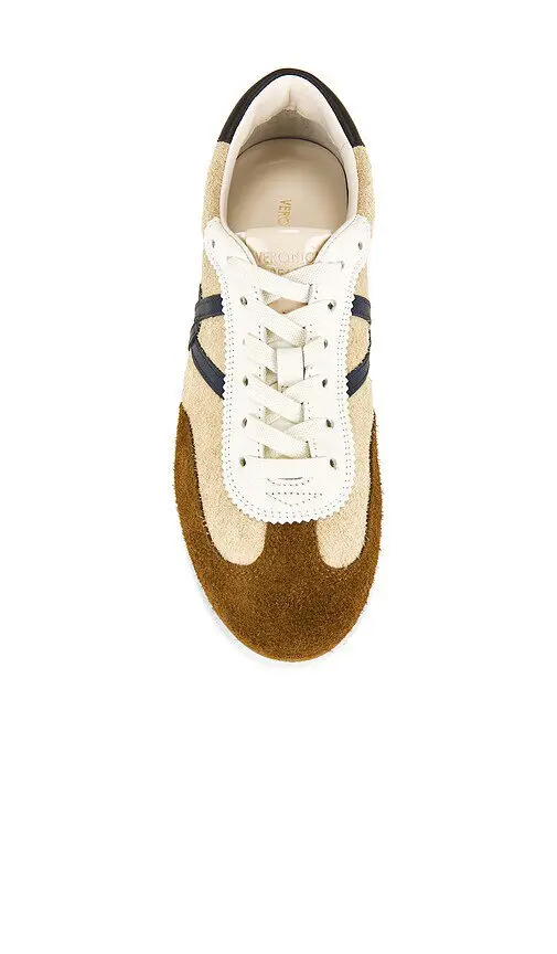 Veronica Beard Riviera Sneaker - Sand  Hazelwood & Black