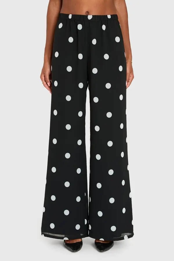 Amanda Uprichard Mariko Polka Dot Pants