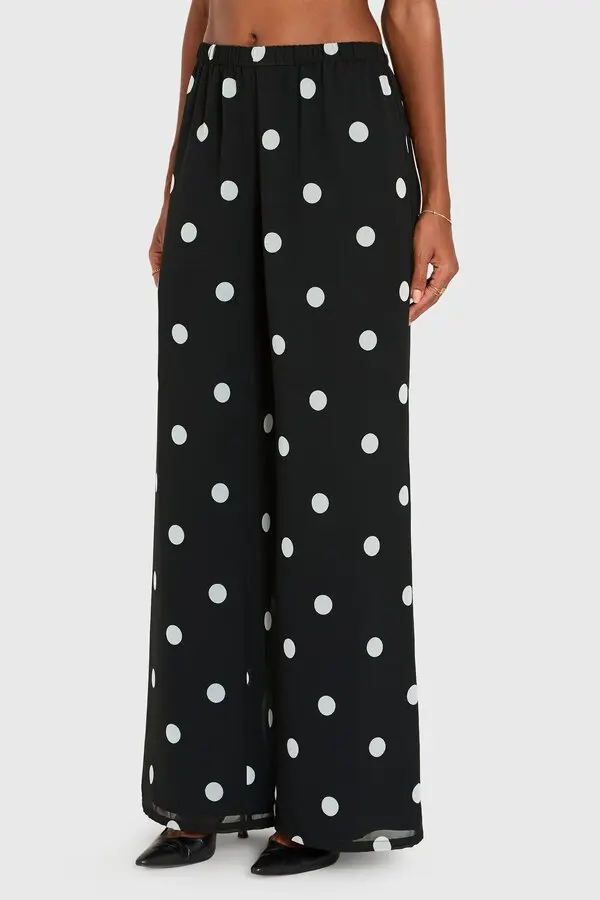 Amanda Uprichard Mariko Polka Dot Pants