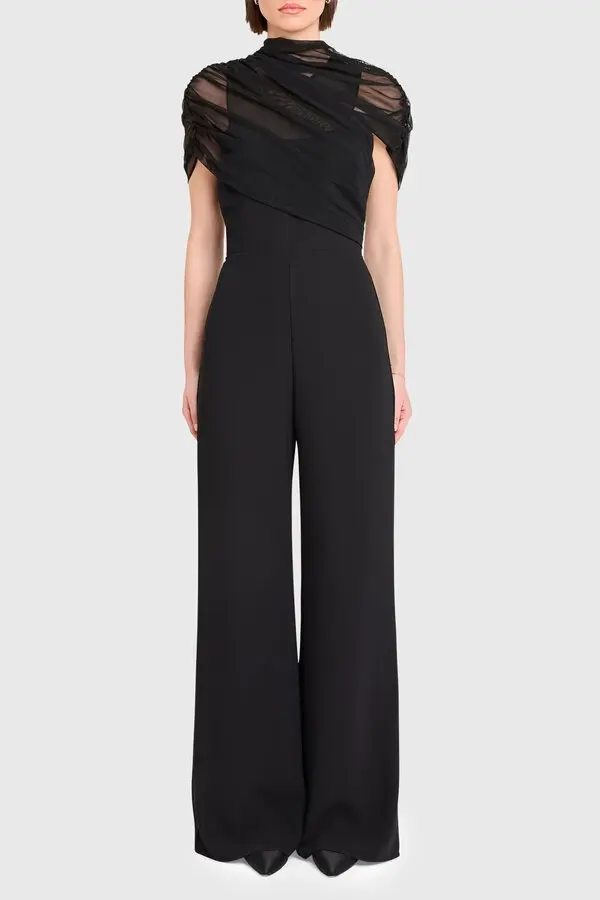 Amanda Uprichard Evianna Jumpsuit - Black
