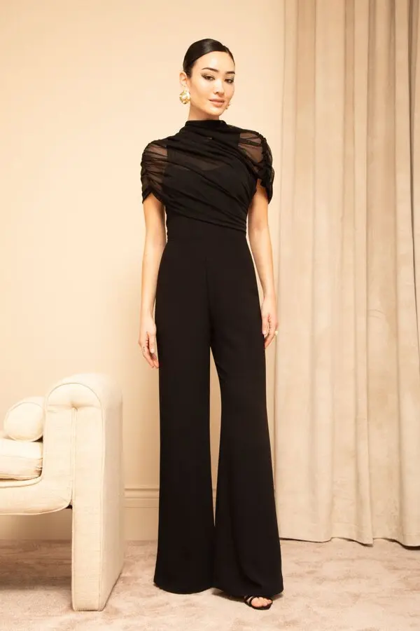 Amanda Uprichard Evianna Jumpsuit - Black