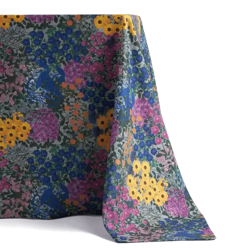 SOPHIE WILLIAMSON DESIGN Tablecloth Pré Fleuri - Blue