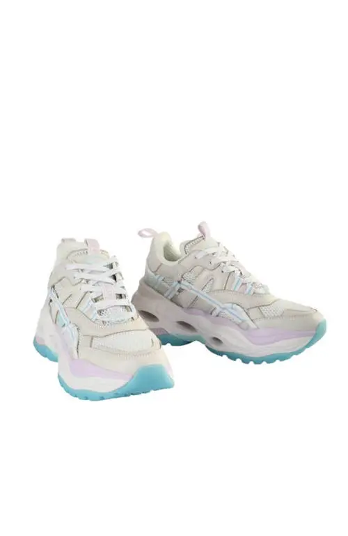 BUFFALO BOOTS Triplet Hollow Low Top Sneaker - Pastel Multi