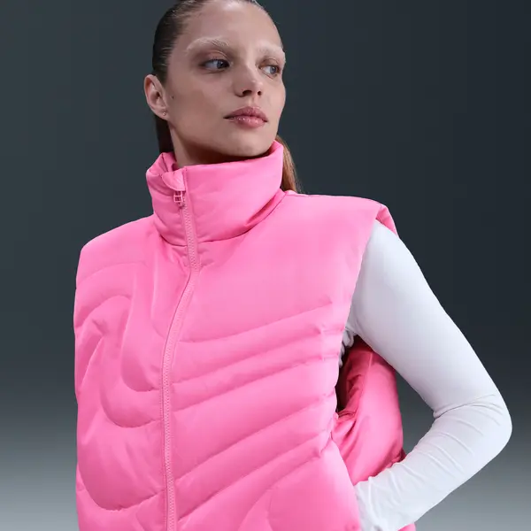 Nike Sportswear Swoosh Series Oversized Down Vest - Pink