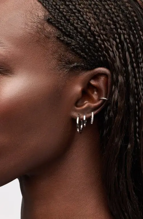 ANA LUISA Pave Crystal Huggie Hoops
