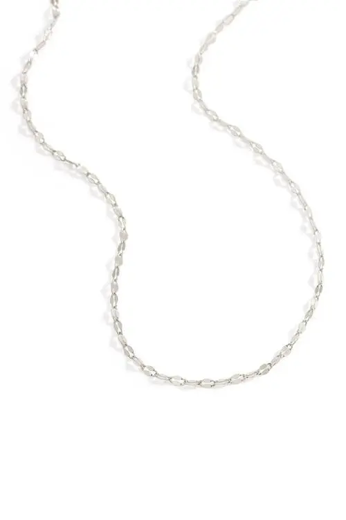 MINT & LILY Petal Chain Necklace - 925 Sterling Silver