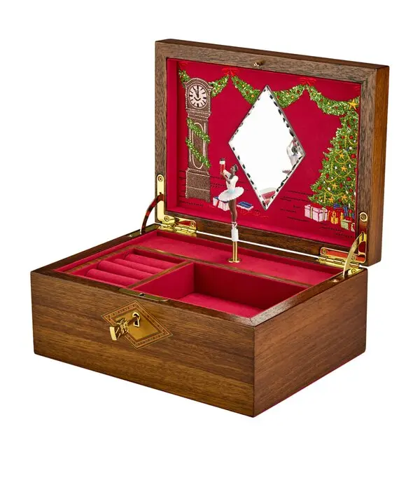 Wolf Nutcracker Musical Jewellery Box