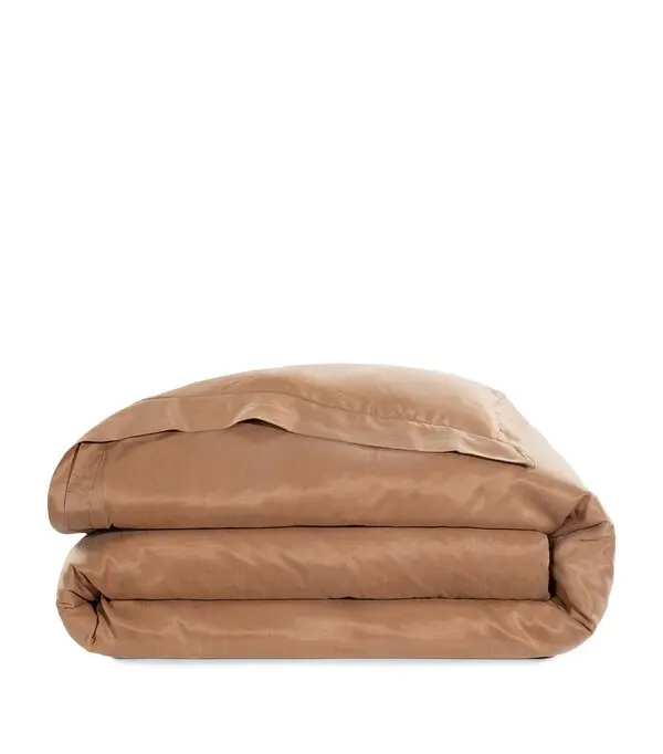 HAMAM Alya Frame King Duvet Cover - Brown
