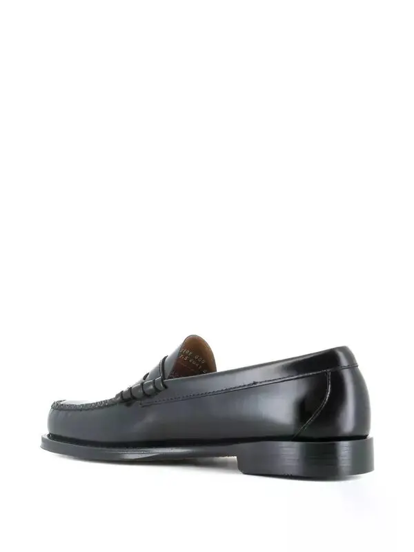 G.H.BASS Stitched Penny Loafers - Black