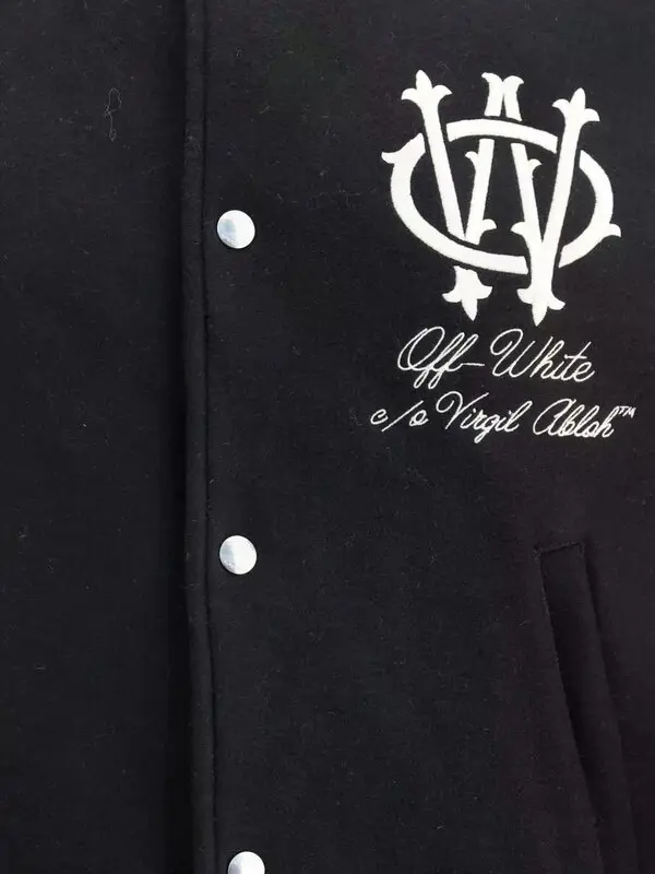 Off-White Varsity Buttoned Jacket