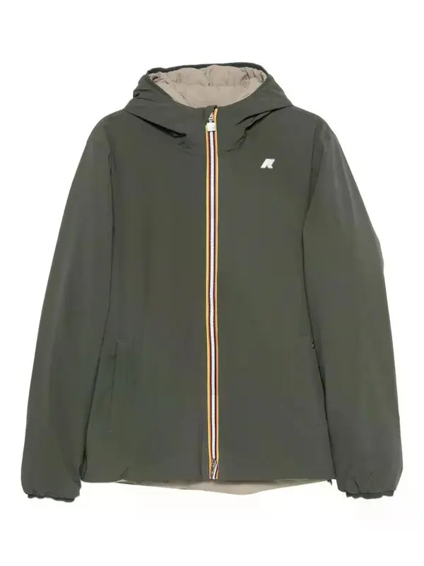 K-WAY Reversible Hooded Jacket - Green