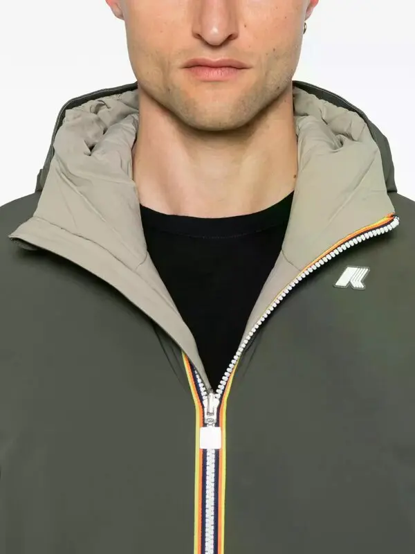 K-WAY Reversible Hooded Jacket - Green