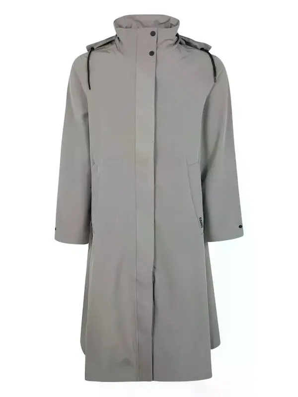 Rains A-line Hooded Softshell Raincoat - Grey