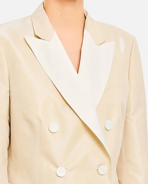 Alberto Biani Double-breasted Blazer - Beige