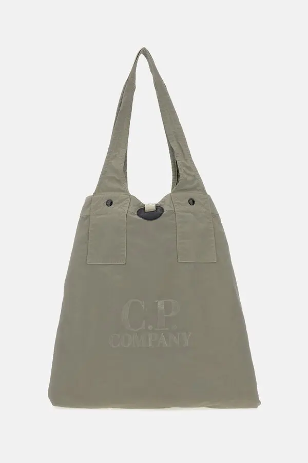 C.P. COMPANY Twill Bag - Beige