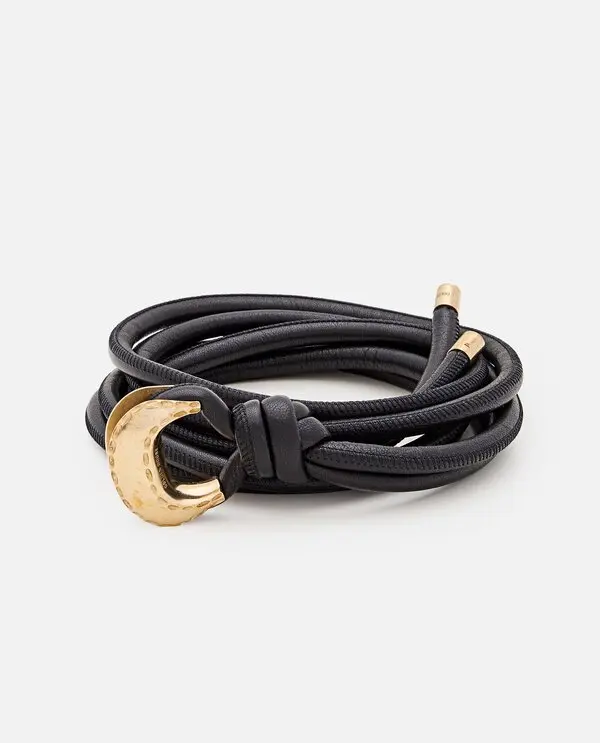 GOLDEN GOOSE Nappa Tubular Belt - Black