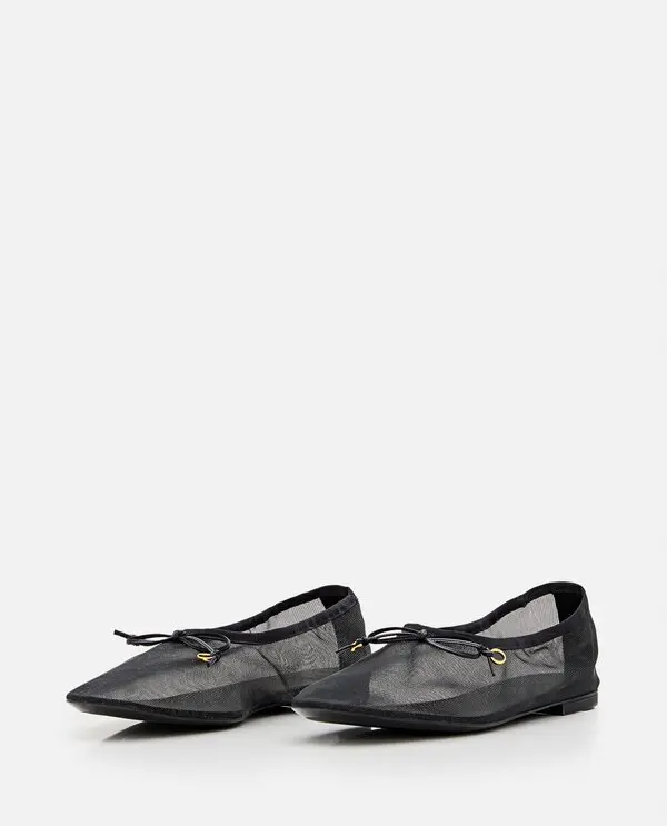 ODISSI Square-toe Ballerina Flat - Black