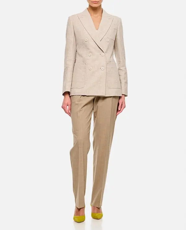 Max Mara Targa Linen Blazer