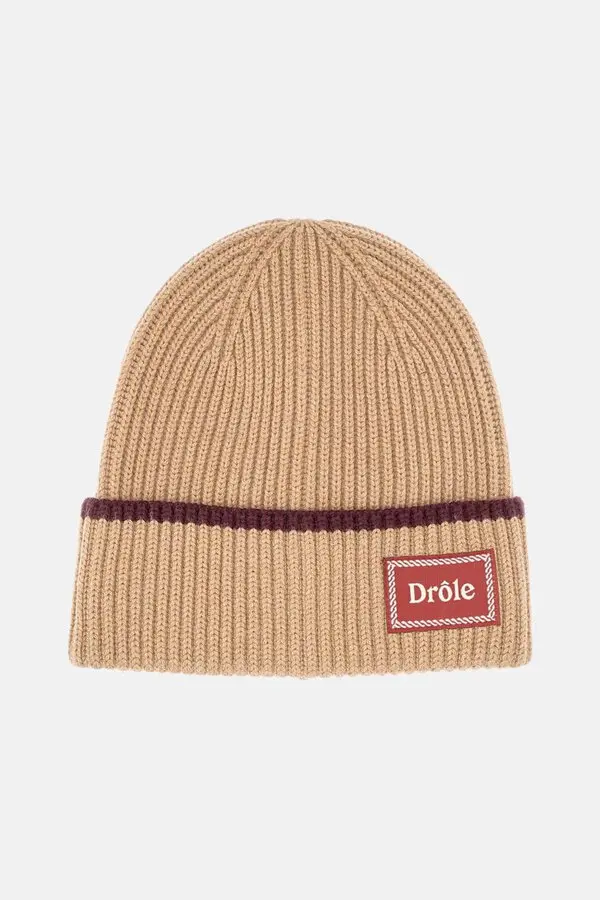 Drole De Monsieur Wool Cap - Beige