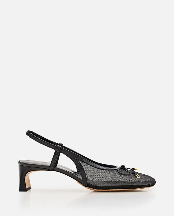 ODISSI Alice Mesh Slingbacks - Black