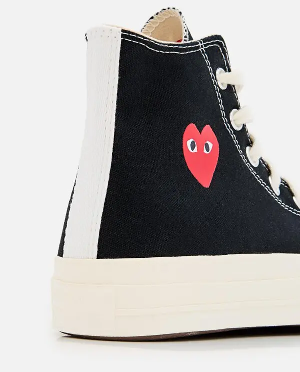 Play Comme Des Garcon Play Converse High Sneakers