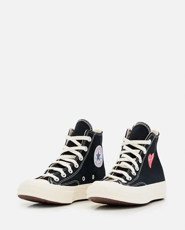 Play Comme Des Garcon Play Converse High Sneakers