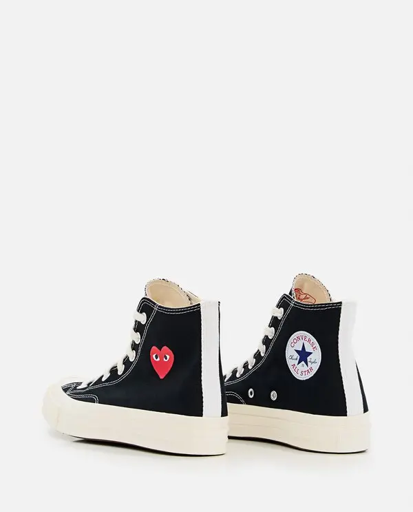 Play Comme Des Garcon Play Converse High Sneakers