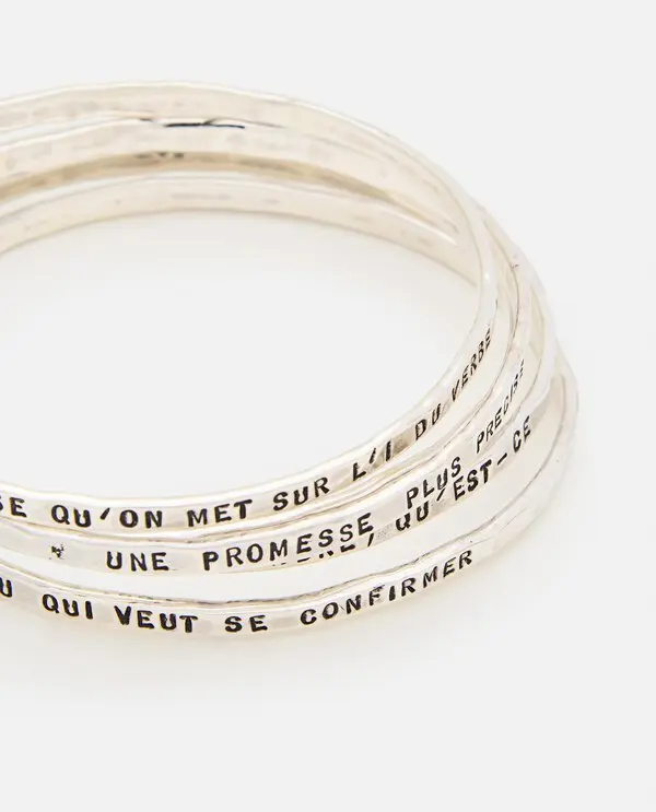 SERGE THORAVAL Inscription Bracelet
